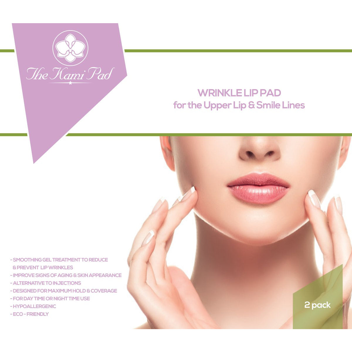 Wrinkle Recovery Upper Lip & Smile Lines Pad Online | Kami Pure